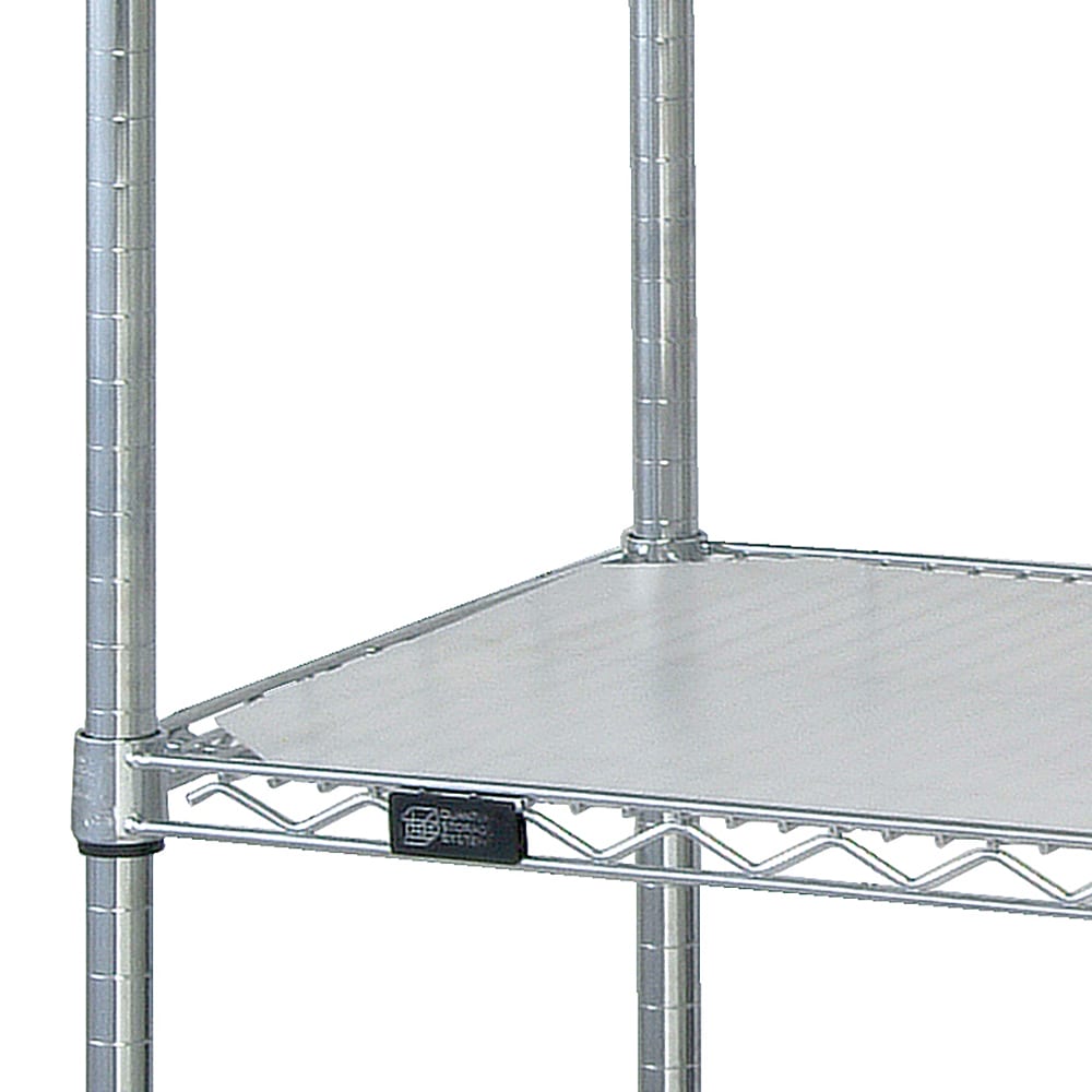 Quantum Food Service Shelf Inlay Mat - 48" x 24", Polyethylene, White ...