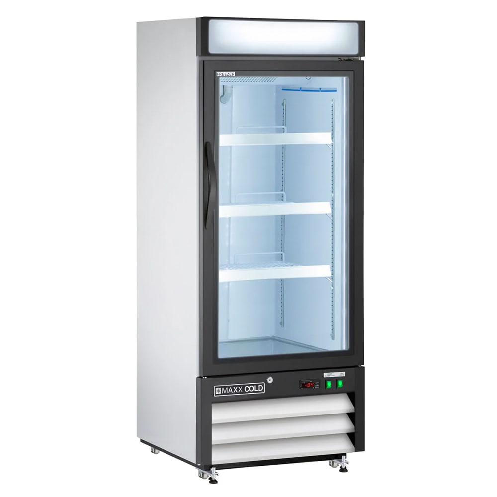 Maxx Cold MXM1-12FHC 25" X-Series One Section Display Freezer w/ Swing ...