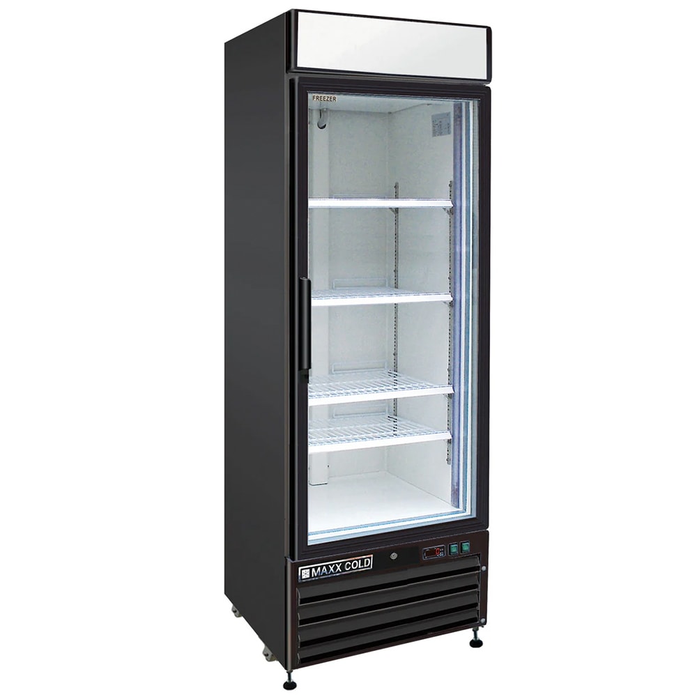 Maxx Cold MXM1-23FBHC 27" X-Series One Section Display Freezer w/ Swing ...