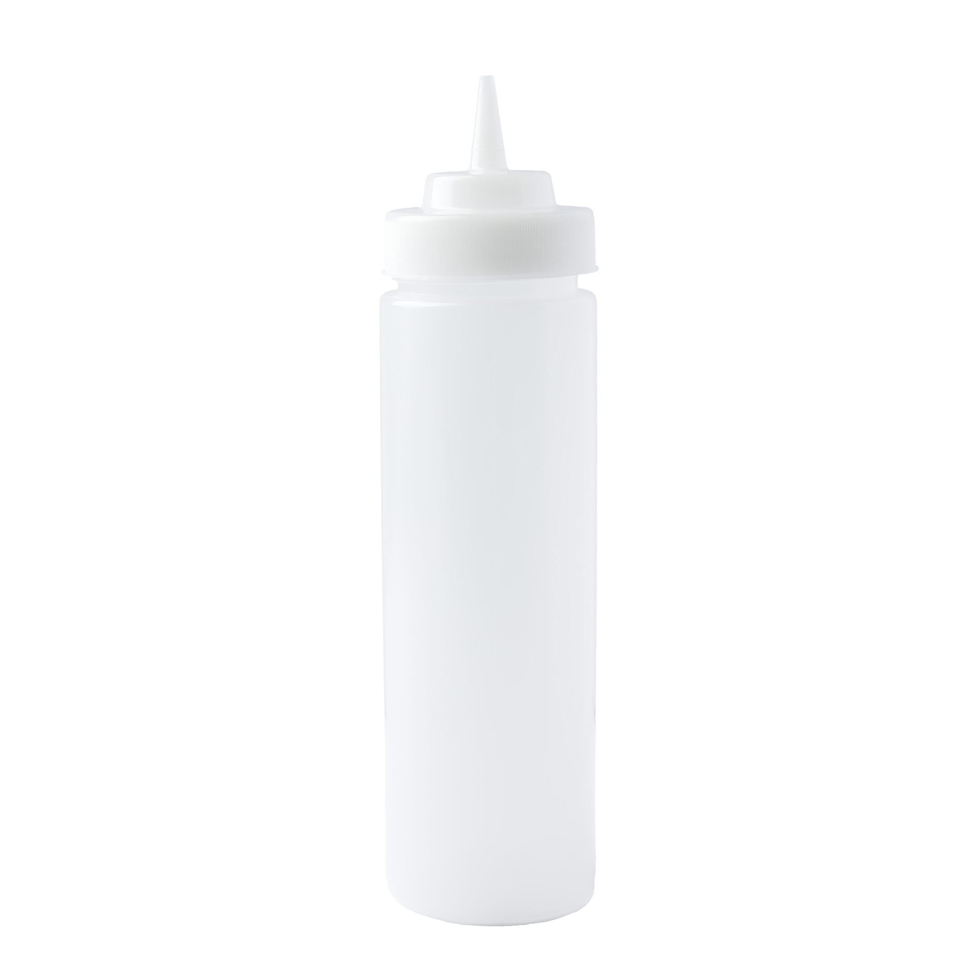 smalls 24 oz Squeeze Bottle w/ Natural Cone Tip, Polyethylene, Clear ...