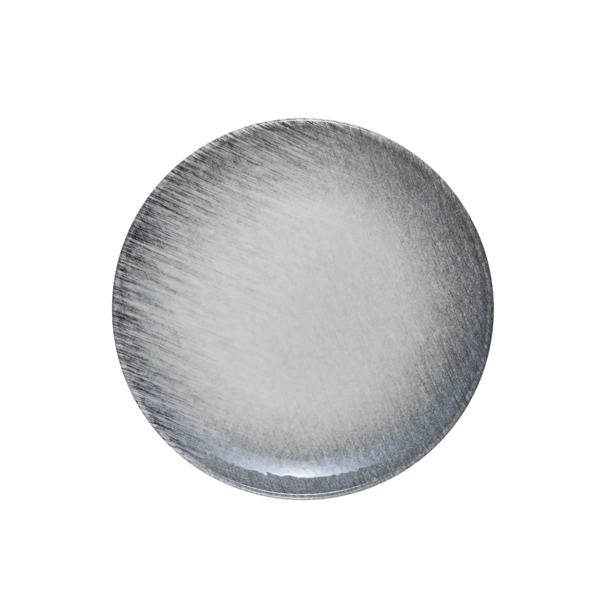 Mikasa Hospitality 8 13/16" Round Brezza Deep Plate - Fine China, Black ...