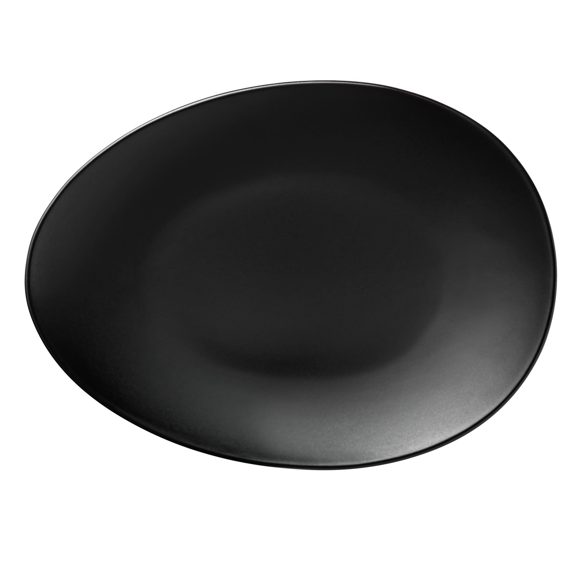 Libbey DRI-8-O Organic Oval Driftstone Plate - 13 3/4" x 10 1/8 ...