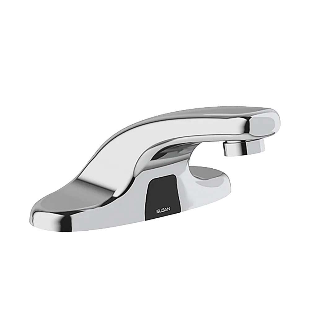 Sloan Optima® Deck Mount Electronic Faucet - 4" Centers, Fixed Spout ...