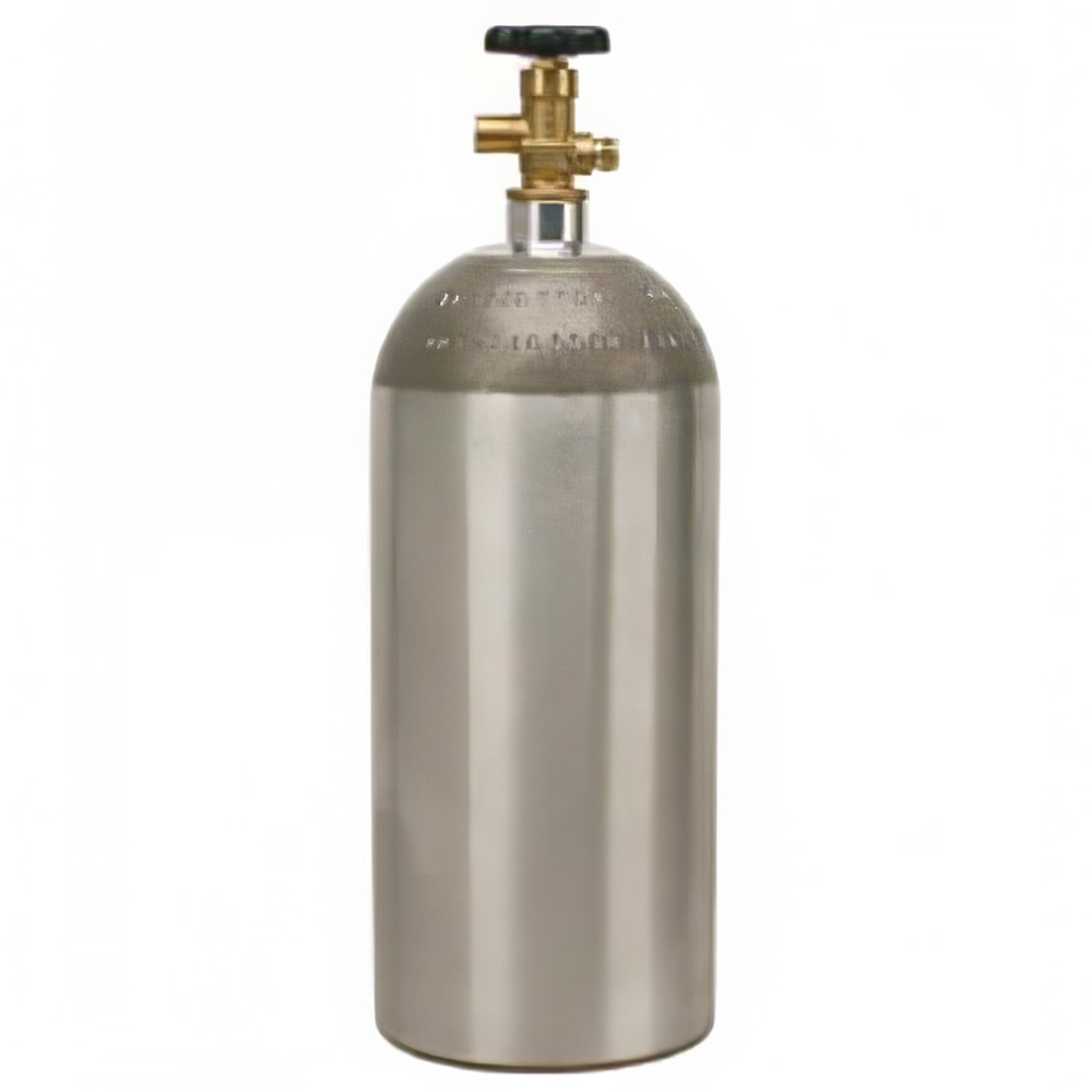 Micro Matic 430A-15E 15 lb Capacity CO2 Cylinder - Aluminum