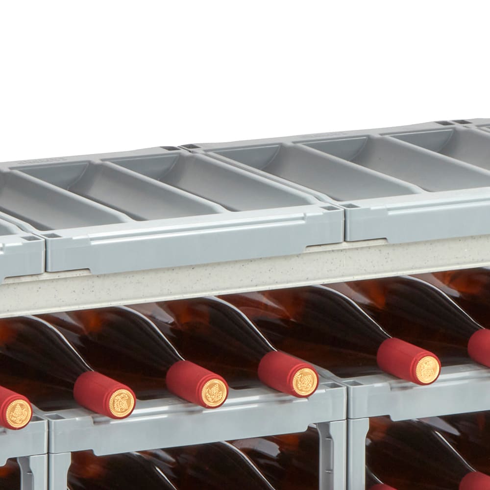 Cambro CSWRKIT14P1151 14" Wine Rack Cradle w/ Connectors, Gray