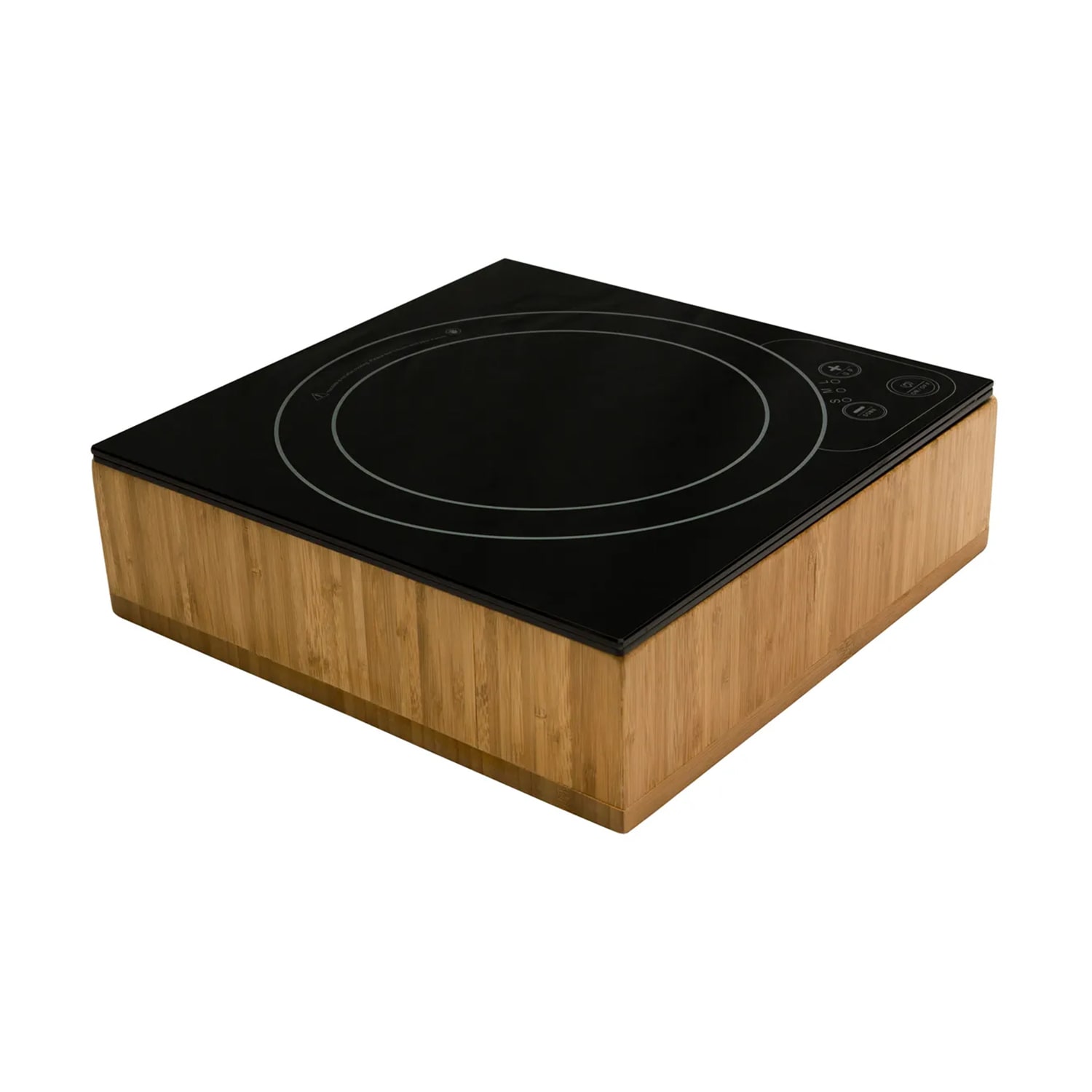 Bon Chef 12086BOX 11 7/8" Square Induction Range Box for 12086, Bamboo