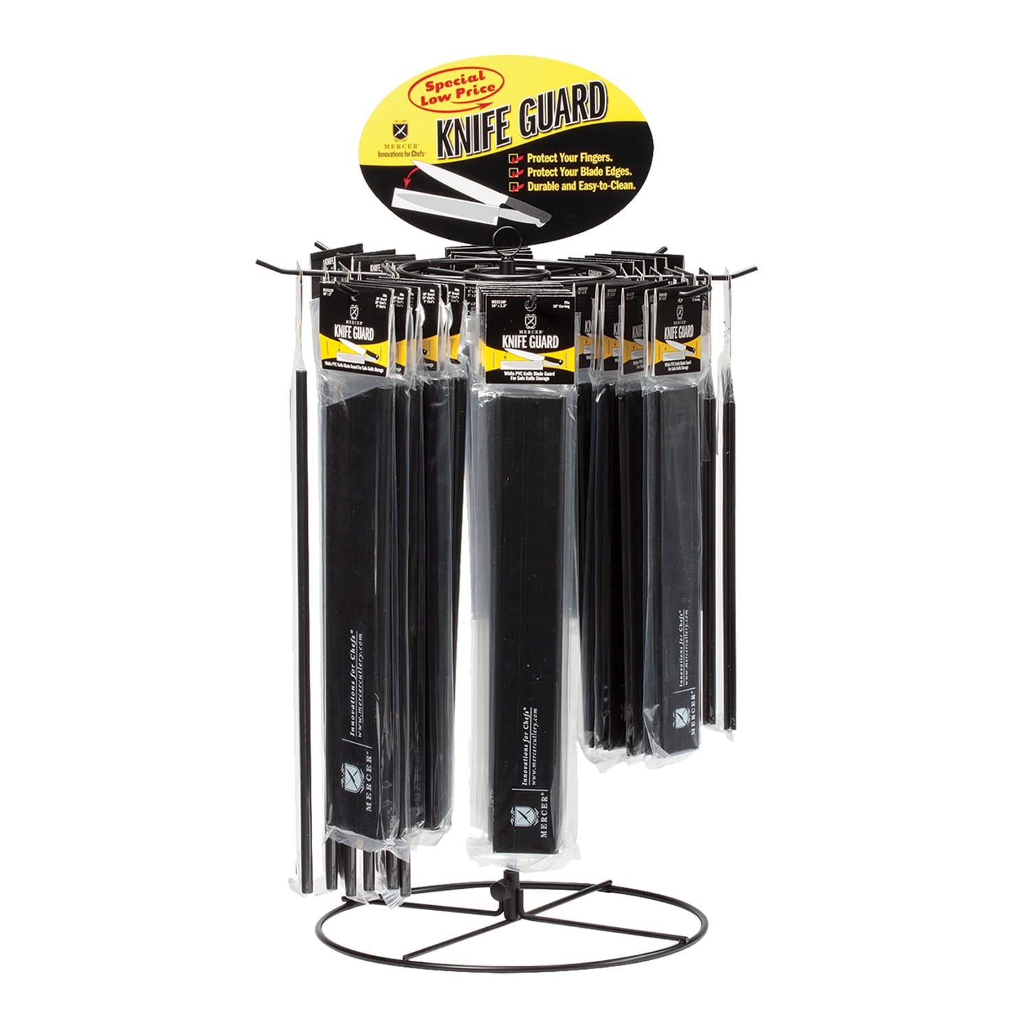 Mercer Culinary M50300 12" Knife Guard Display - Black