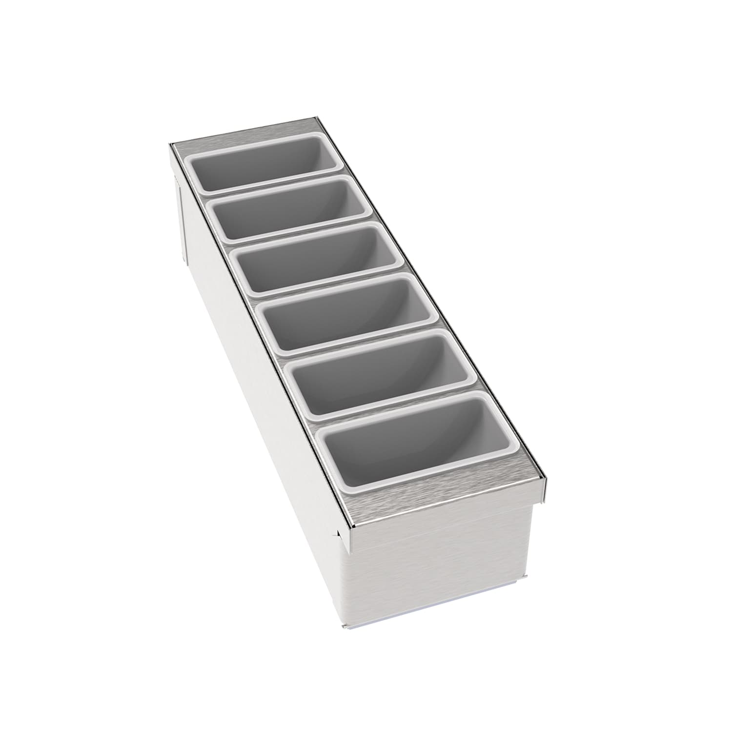 Krowne MW-CT6 MoveWell Condiment Tray Insert Set - 6 Plastic Cups