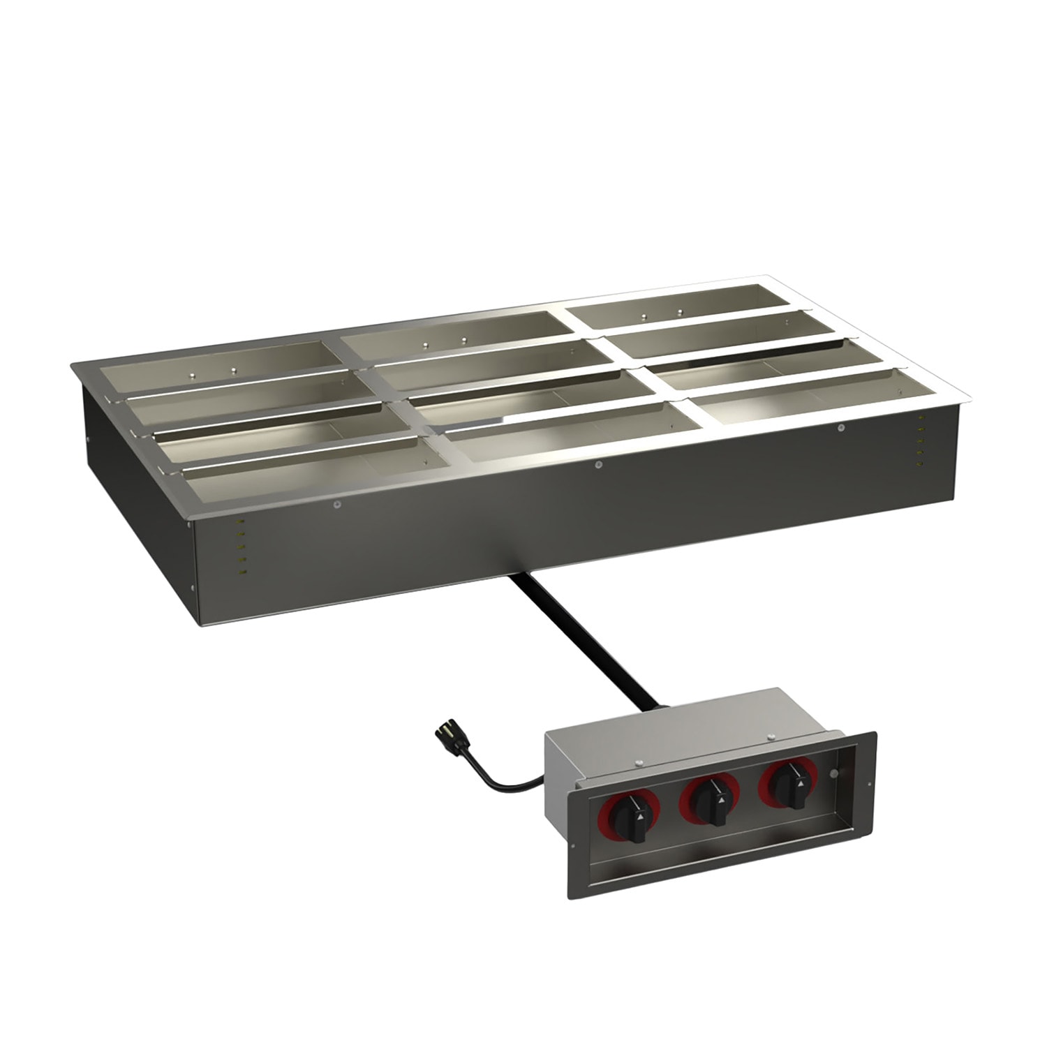 Alto-Shaam 300-HWI/D4 Halo Heat® Drop-In Hot Food Well w/ (3) Full Size ...