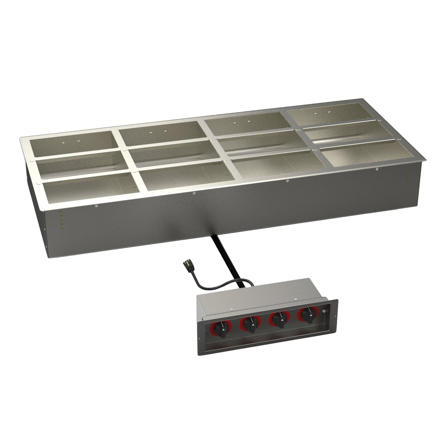 Alto-Shaam 400-HWI/D6 Halo Heat® Drop-In Hot Food Well w/ (4) Full Size ...