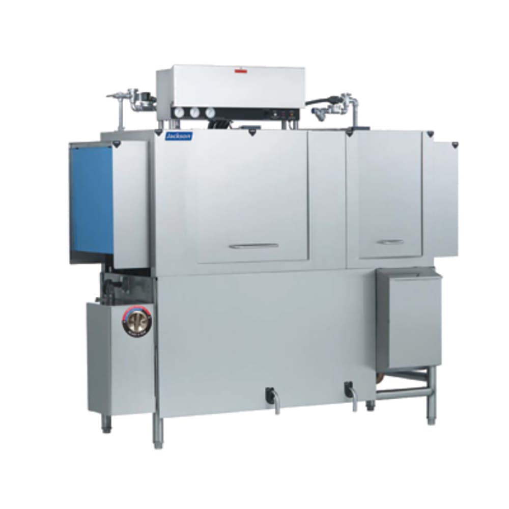 Jackson AJX-66CEL 78" Low Temp Conveyor Dishwasher w/ Electric Tank ...