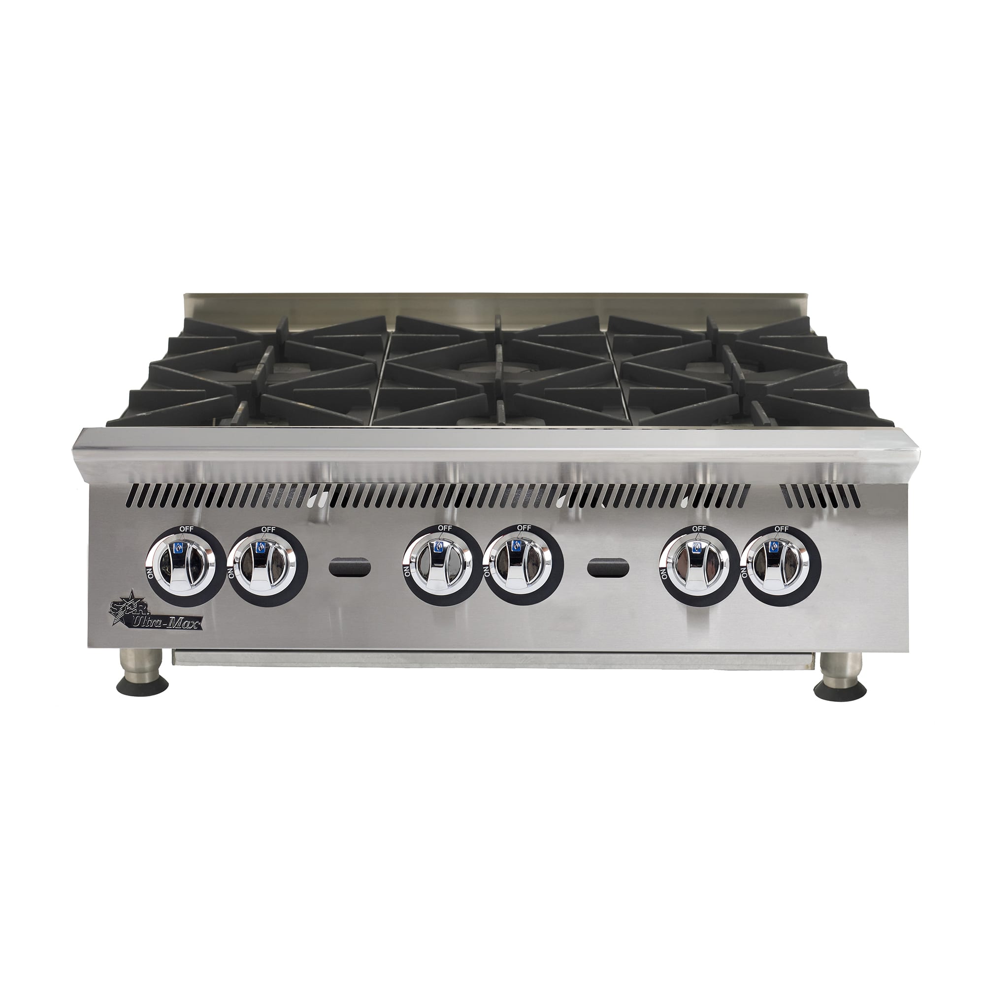 Star 808HA 48" Ultra-Max® Gas Hotplate w/ (8) Burners & Manual Controls ...