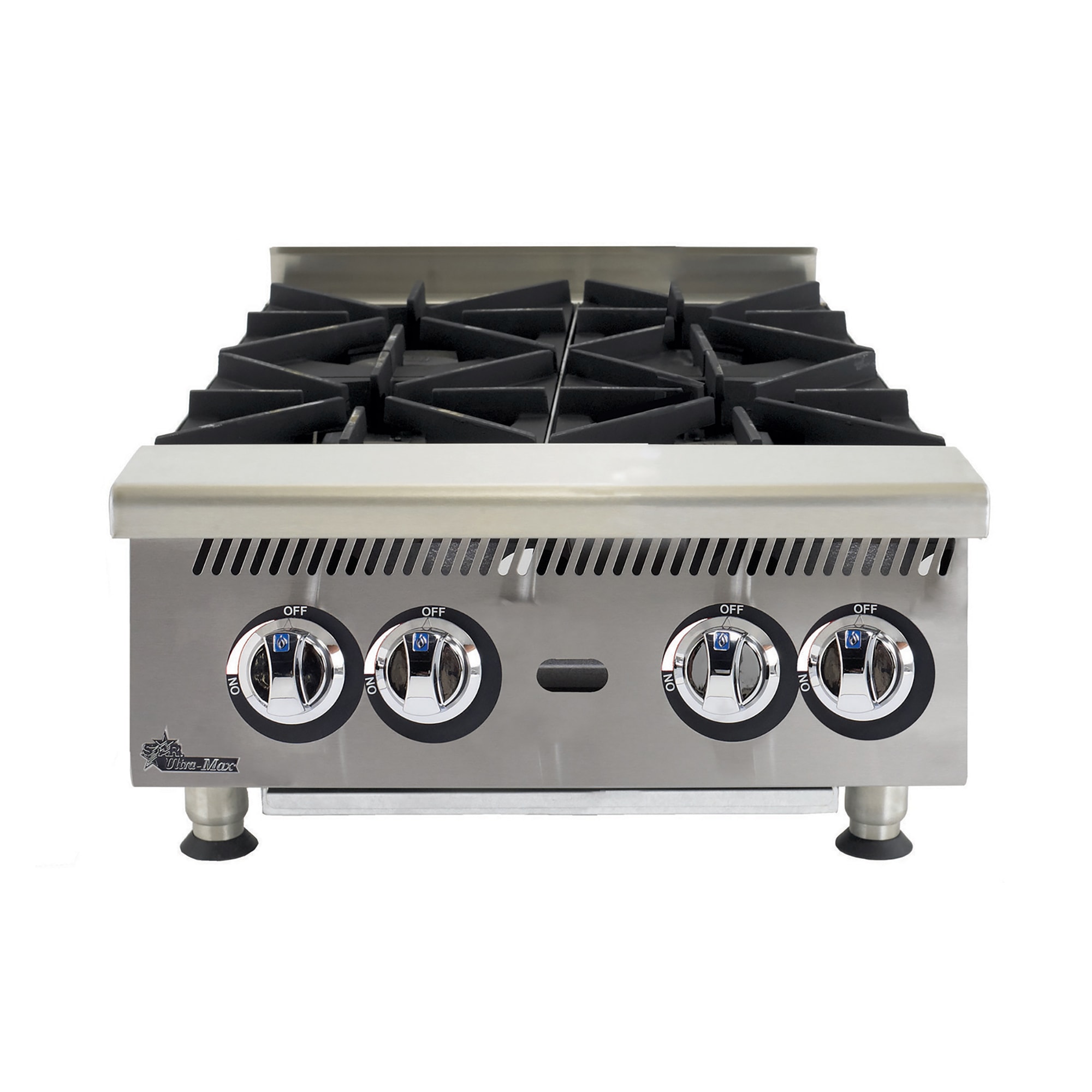Star 804HA 24" Ultra-Max® Gas Hotplate w/ (4) Burners & Manual Controls ...