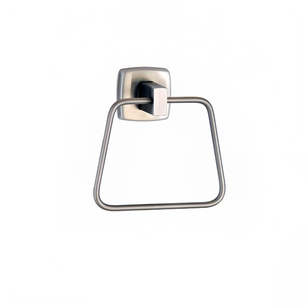 Bobrick 76787 Surfaced Mounted Towel Pin w/ Towel Ring Bar - Stainless ...