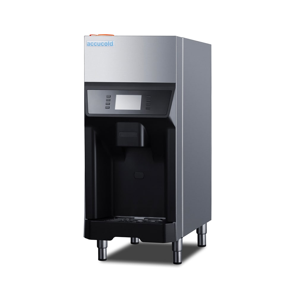 Accucold 220 lb Countertop Water & Nugget Ice Dispenser - 6 1/5 lb ...
