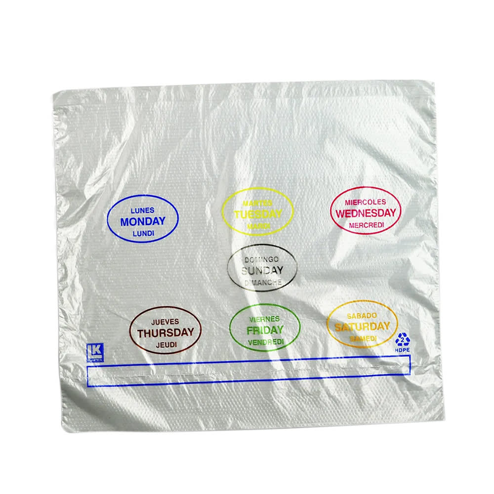 LK Packaging Printed Portion Control Food Storage Bags - 8 1/2" x 10 ...