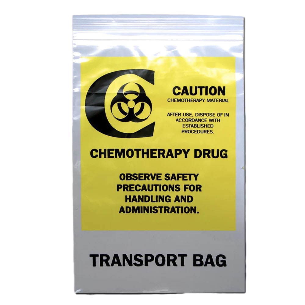 LK Packaging Chemo Transfer Bags w/ Seal Top Closure - 6" x 9", LDPE ...