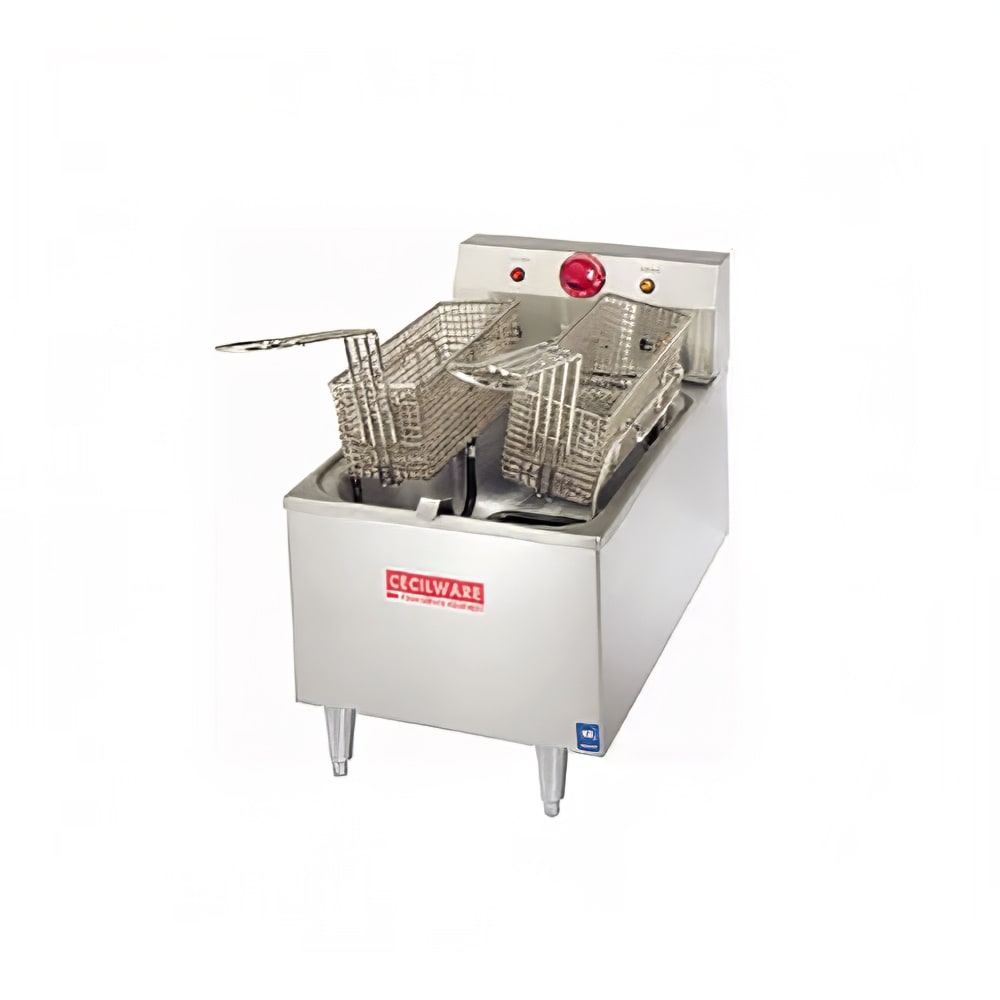 Cecilware Pro Countertop Electric Fryer - (1) 15 lb Vat, 240v/1ph (EL270)
