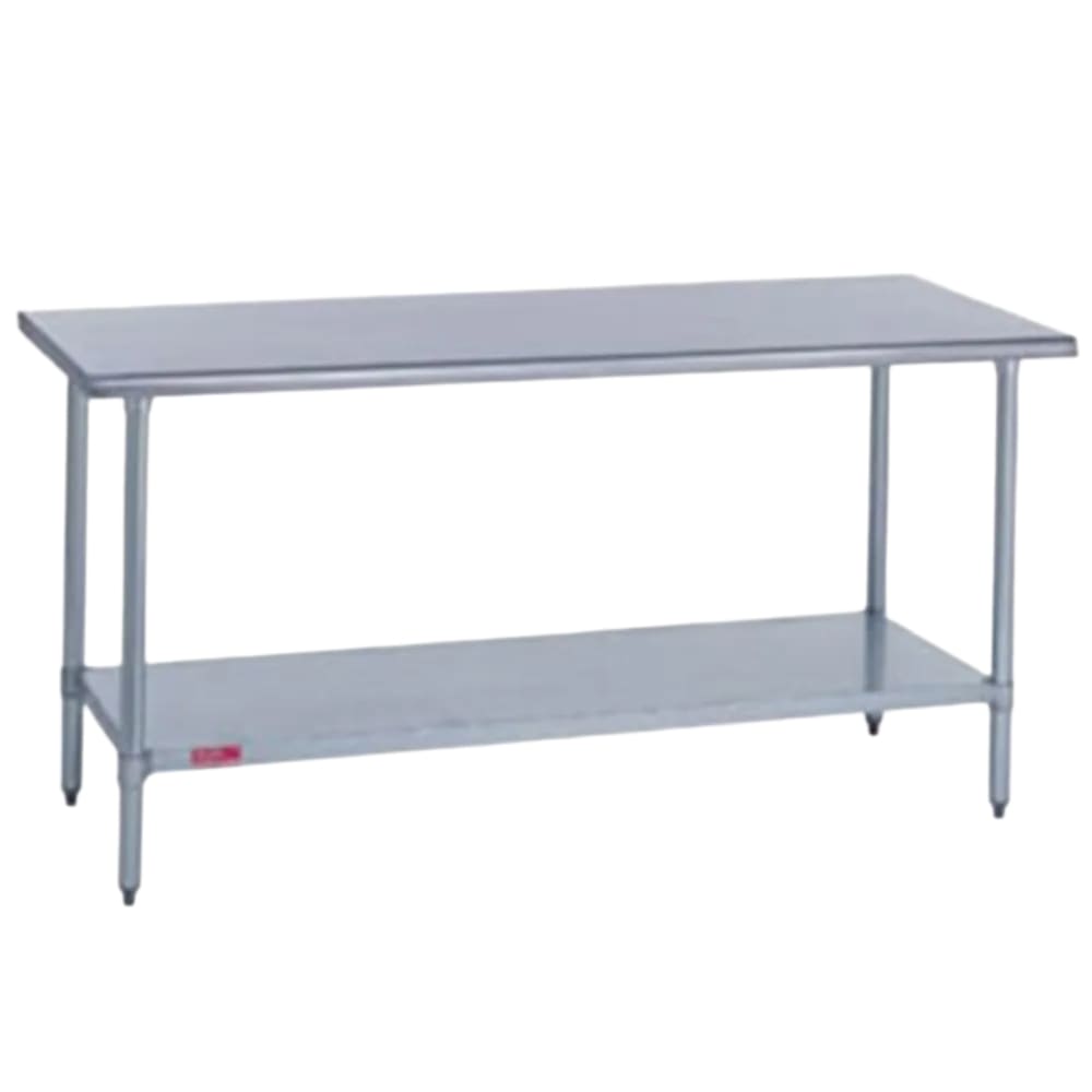Duke 416-2484 84" 16 ga Work Table w/ Undershelf & 400 Series Stainless ...