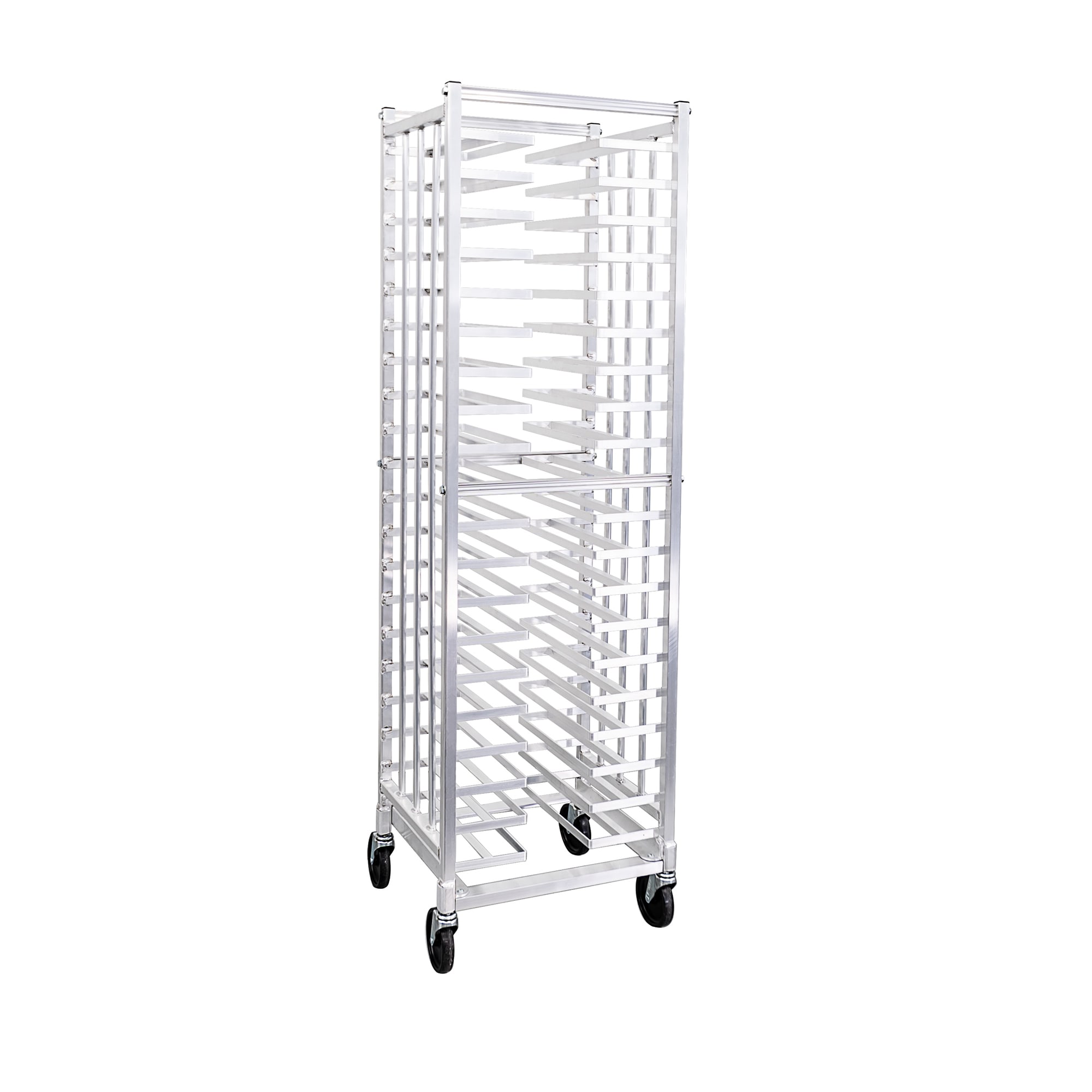 New Age 20 3/4"W 20 Pizza Pan Rack w/ 2 3/8" Bottom Load Slides (97722)