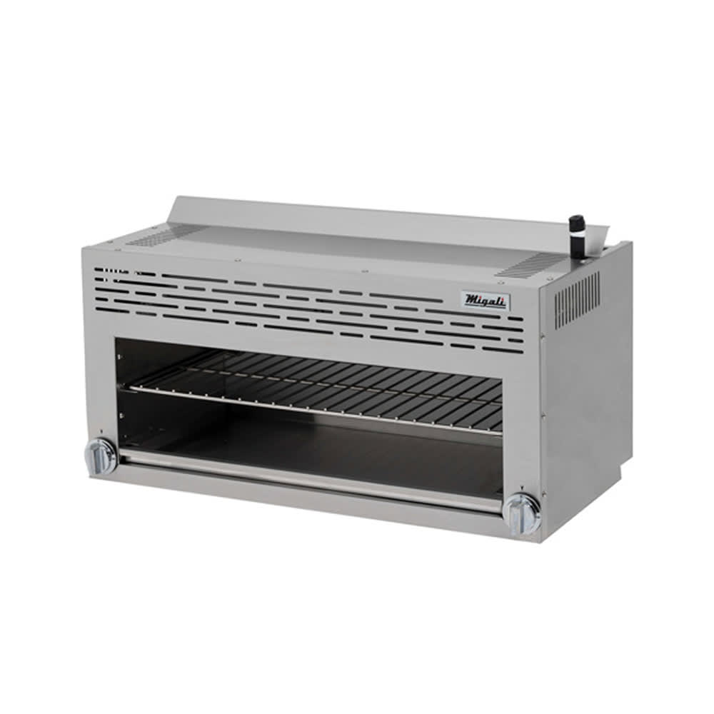 Migali C-CM-36-LP 36" Competitor Series® Gas Cheese Melter w/ Infrared ...