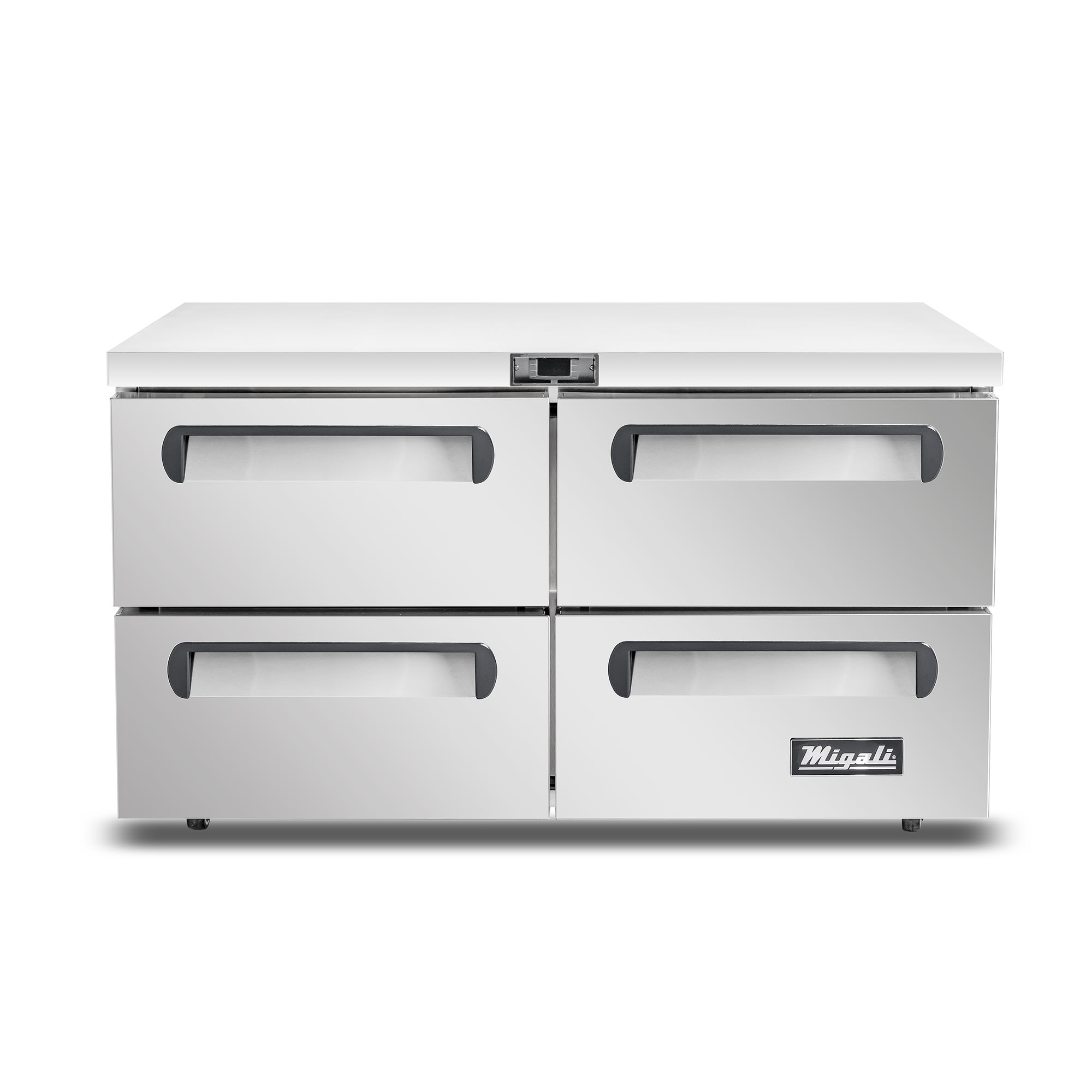 Migali C-U60R-D-HC 60 1/4" Competitor Series® Worktop Refrigerator w/ (2) Sections & (2) Drawers ...