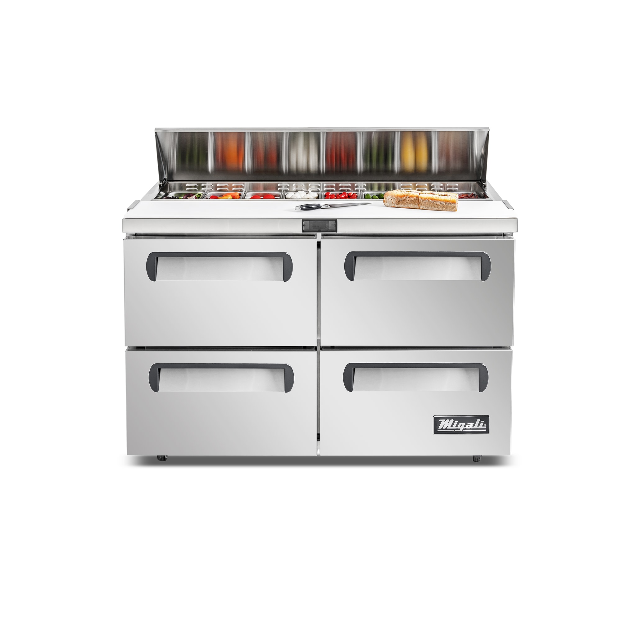 Migali C-SP48-12-D-HC 48 3/10" Competitor Series® Sandwich/Salad Prep ...