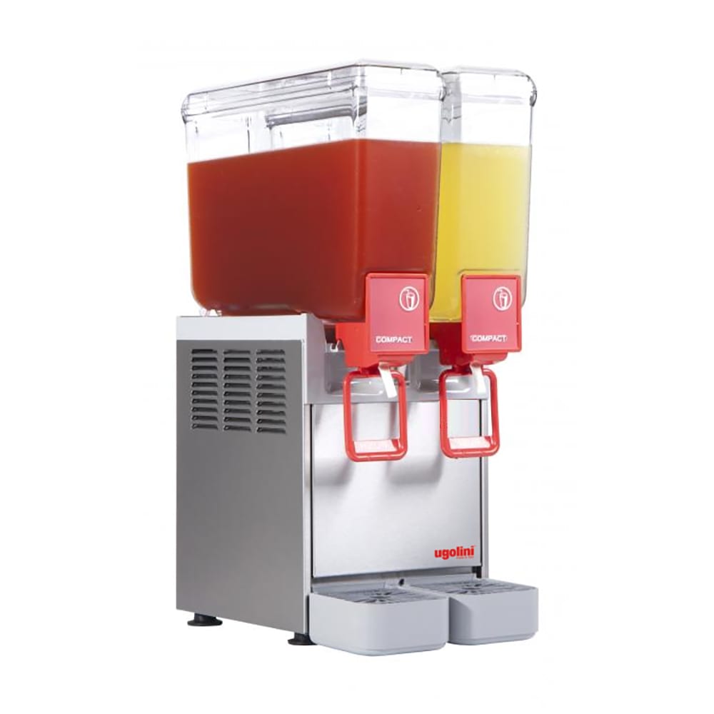 Ugolini UEAC201K0 Arctic Compact Refrigerated Drink Dispenser w/ (2) 2 ...