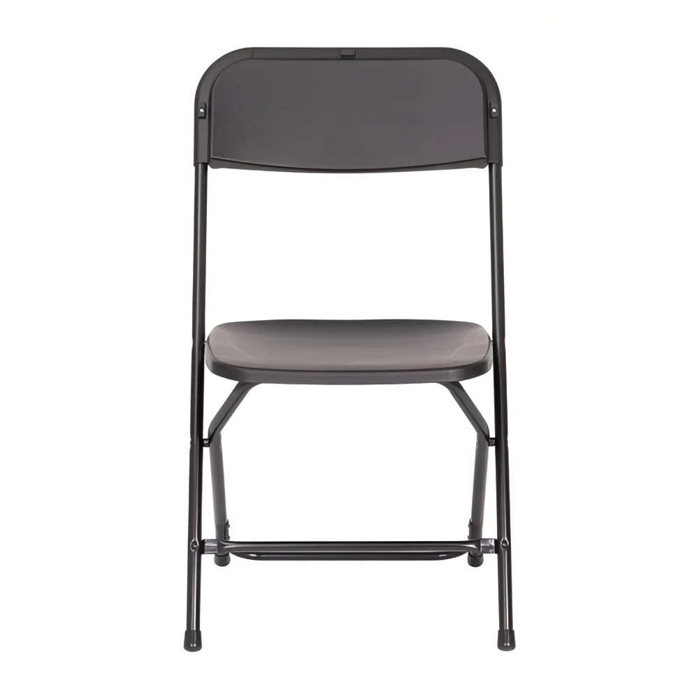 MoTak M010 Indoor/Outdoor Extra Large Folding Chair - Black Plastic ...