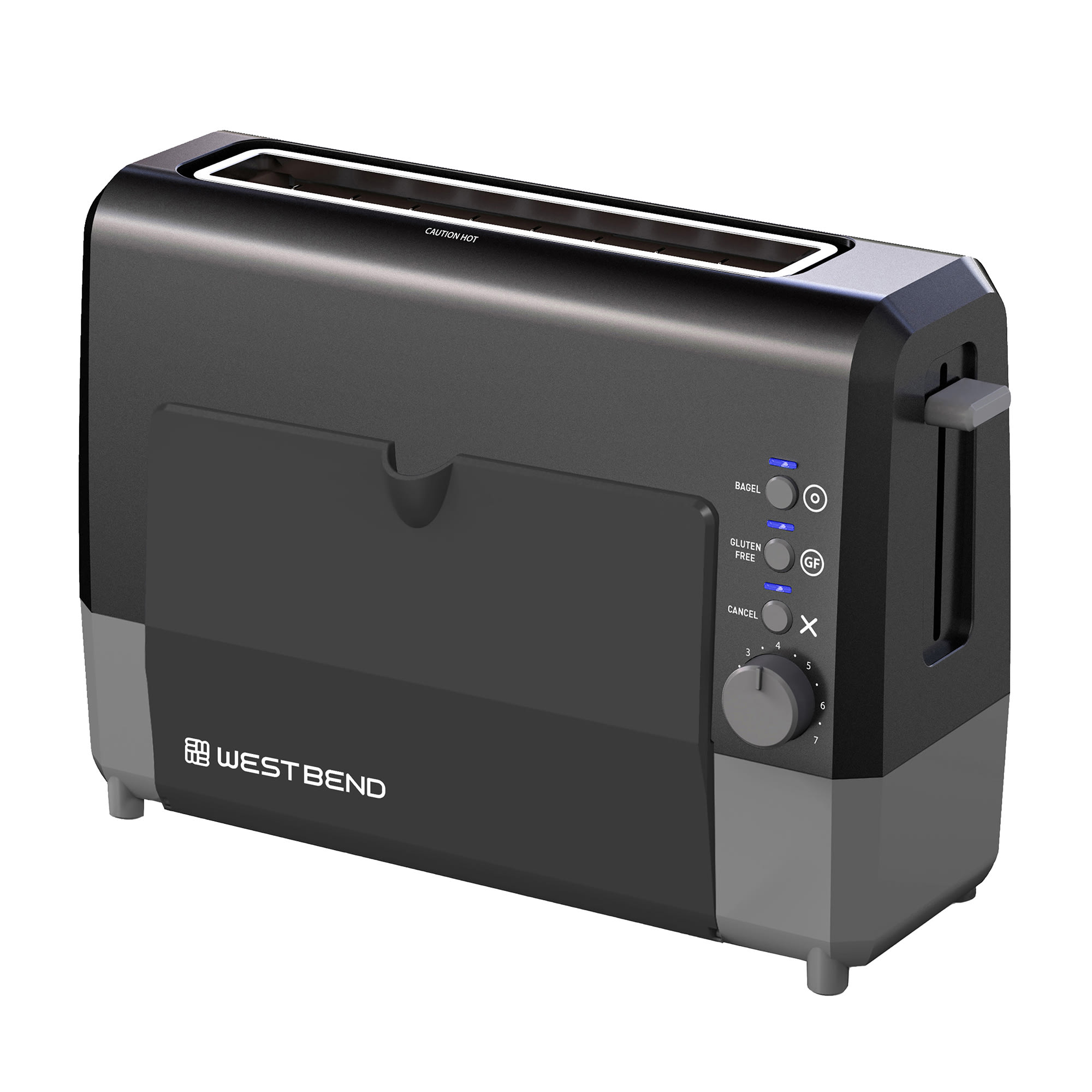 West Bend QuikServe™ 2 Slice Long Slot Toaster w/ Manual High-Lift ...