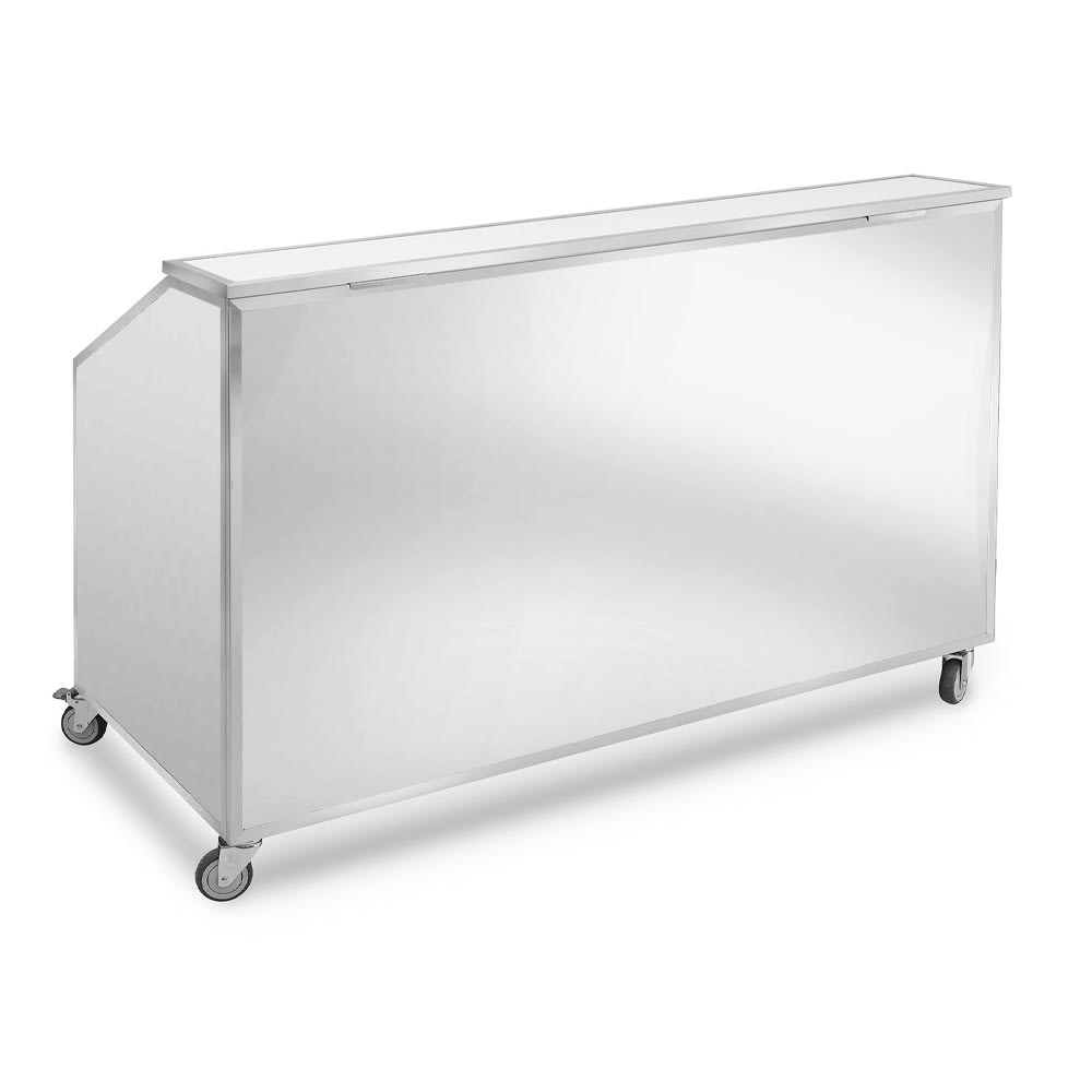 Eastern Tabletop Z946SS Portable Bar for Indoor/Outdoor - 66"L x 32"W x ...