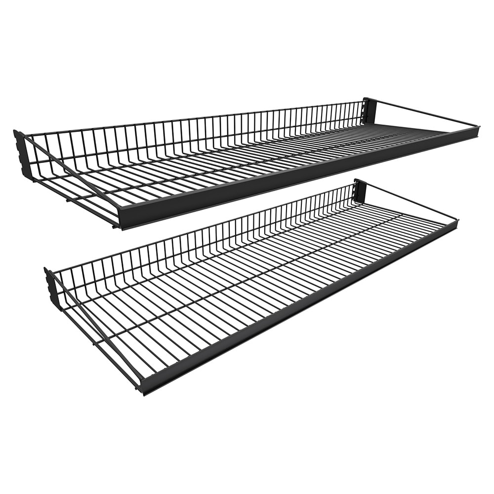 Imageworks V45076 Planniq Core® Flat Wire Shelves - 48" x 16", Black