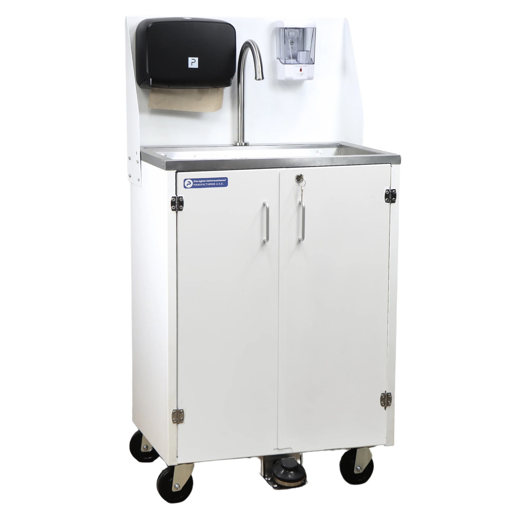 Paragon 51 13/16"H Pro Series Portable Sink w/ 6 1/2"D Bowl, Cold Water ...