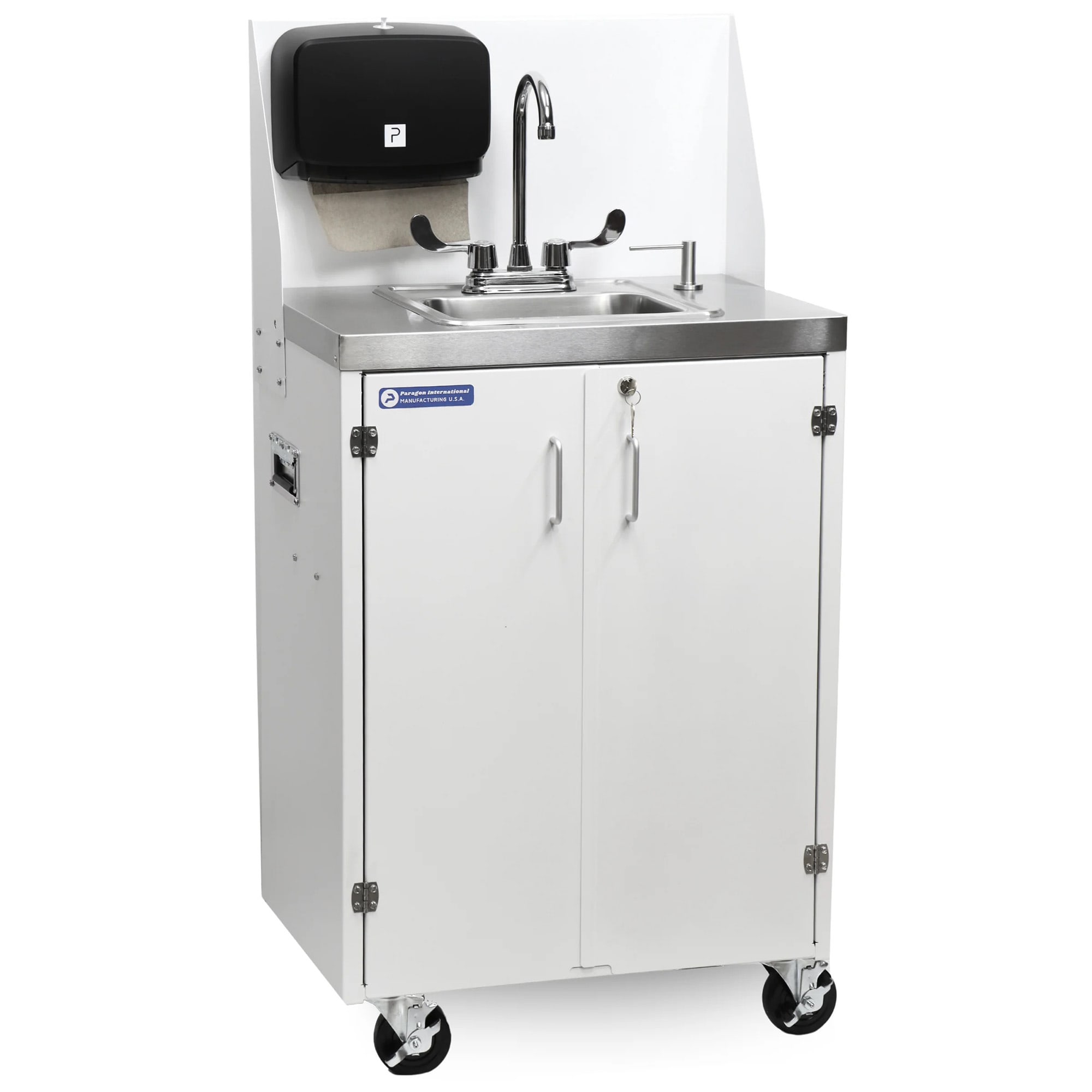 Paragon 51 13/16"H E-Sink Portable Sink w/ 6"D Bowl, Hot & Cold Water ...