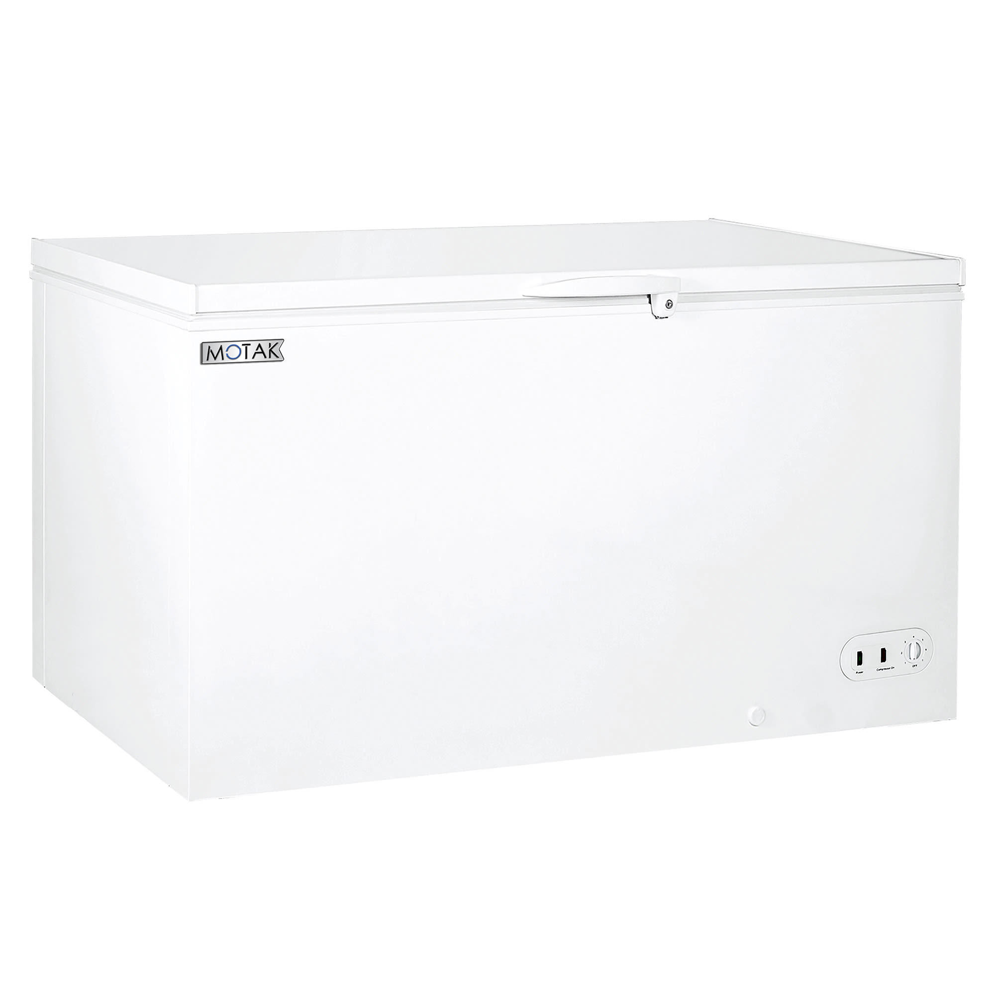 MoTak MHCF-1 43 15/16" Mobile Chest Freezer w/ (1) Basket - White, 115v