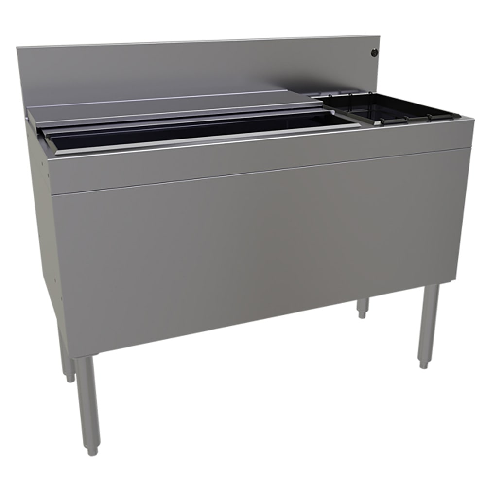 Glastender CBA-42R-CP10-ED 42" Main Line Cocktail Station w/ 116 lb Ice ...