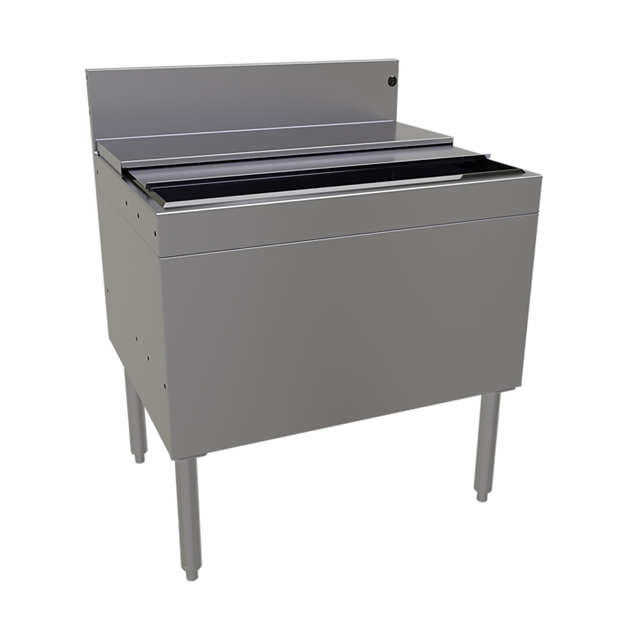 Glastender IBB-30-CP10-ED 30" Main Line Ice Bin w/ 147 lb Ice Bin & 10 ...