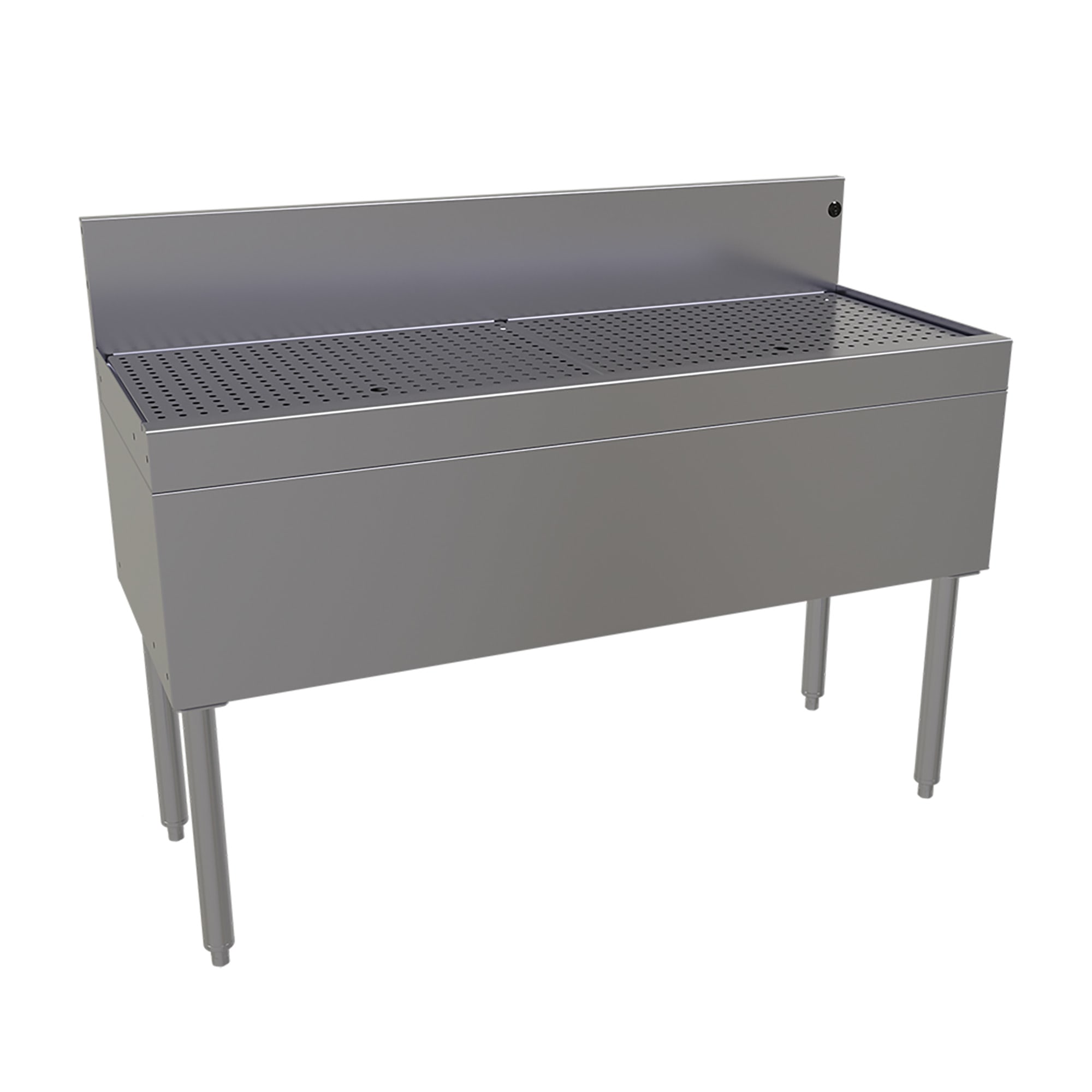 Glastender DBA-48 Main Line Underbar Freestanding Drainboard w/ 7 ...