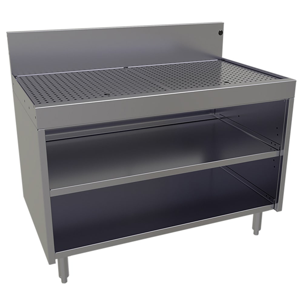 Glastender DBCB-42-LD Main Line Underbar Freestanding Drainboard ...
