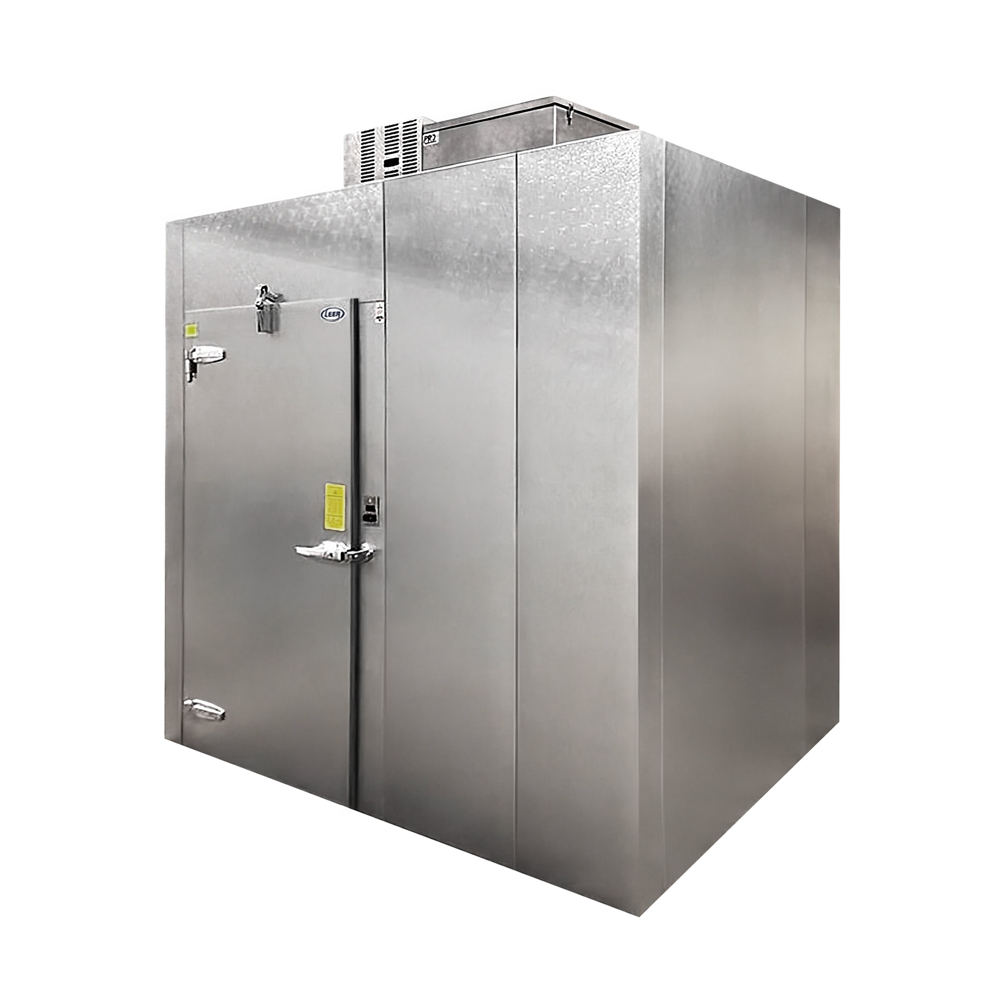 Leer W400806096160-0101 6' x 8' Indoor Walk-in Cooler w/ Top-Mounted ...